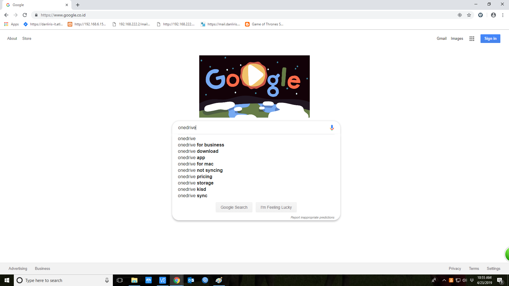 Cara buka OneDrive di Browser ( Google Chrome/Mozilla/Opera/Safari ) – DANLIRIS