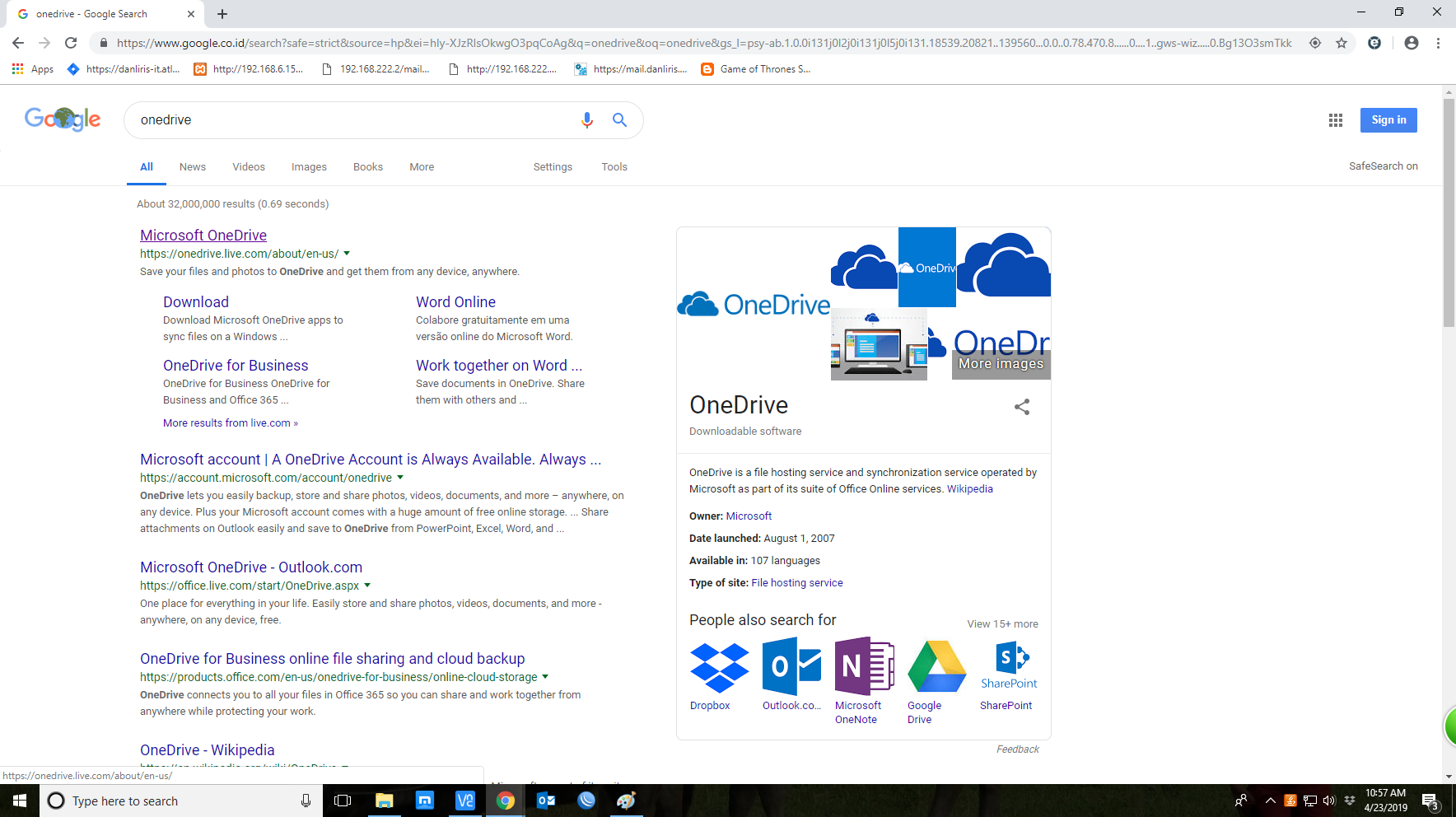 Cara buka OneDrive di Browser ( Google Chrome/Mozilla/Opera/Safari ...